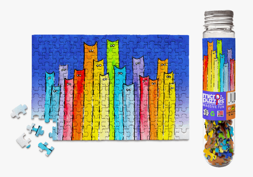A Pride of Cats Mini Jigsaw Puzzle – The Robyn’s Nest Gifts & Decor